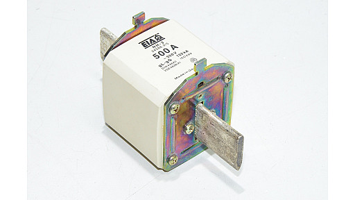 500A 500VAC gL/gG >120kA NH-3 knife-blade type fuse link