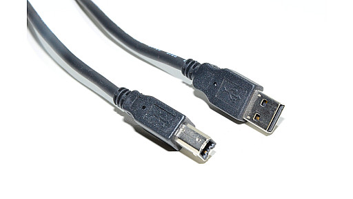 USB A-B cable black without ferrites 1.7m *new*