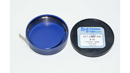 H+S tarkkuusfolio 0.10mm x 12,7mm