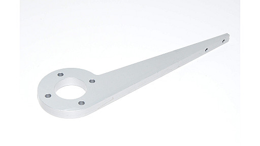 Aluminium flipping arm for rotary actuator, overall lenght 241mm, 2x M5 ...
