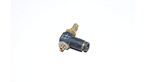 Legris oldschool M5x0.8 - 4mm flow controller elbow type meter-out ...