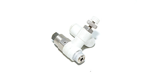 SMC ASP330F-01-06 universal type speed controller with check valve, R1 ...