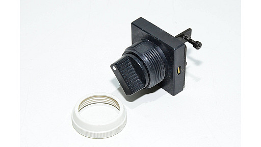 SMC VM-34CB operator head, black twist selector with mounting ring (for ...