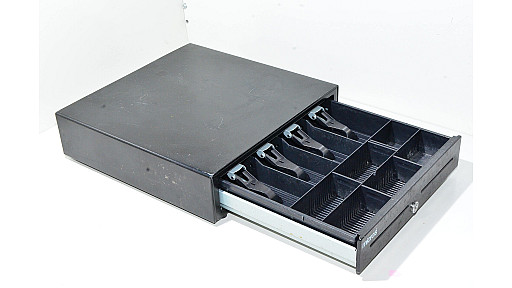 APG Cash Drawer VB030-6-BL1616-B5 black solenoid operated lockable cash ...