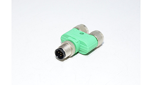 M12 A-coded unshielded 5-pin male – 2x M12 A-coded unshielded 5-pin ...