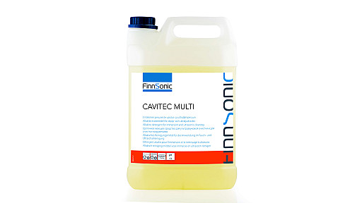 FinnSonic Cavitec Multi 5l pH 13 alcaline detergent for ultrasonic ...