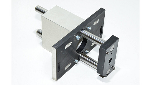 Slide bearing guide assembly 65x120x105mm with 2x 240x20mm guide shafts ...