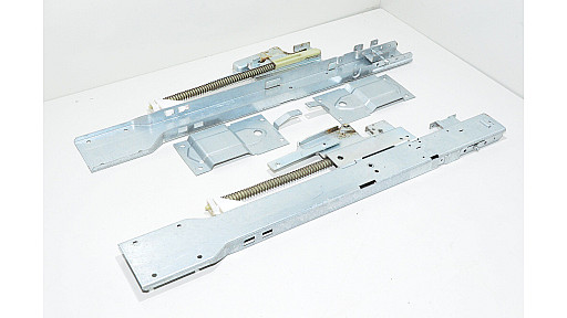 Spring loaded hinged hatch mechanism