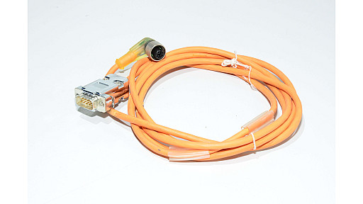 Sensor connection cable with 4pin M12 female connector with LED ...