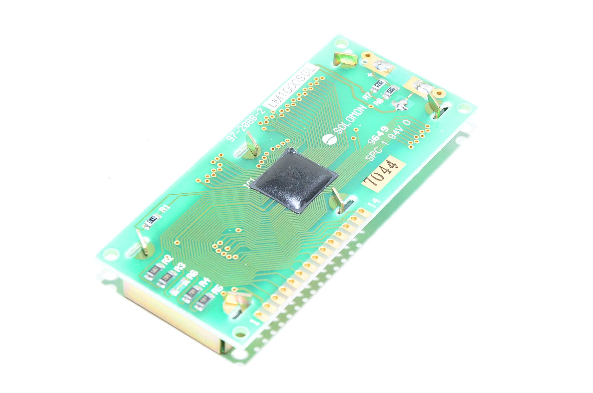 16x1 80x36x12mm 5VDC green/black Solomon LM1000SGL alpha numeric dot ...