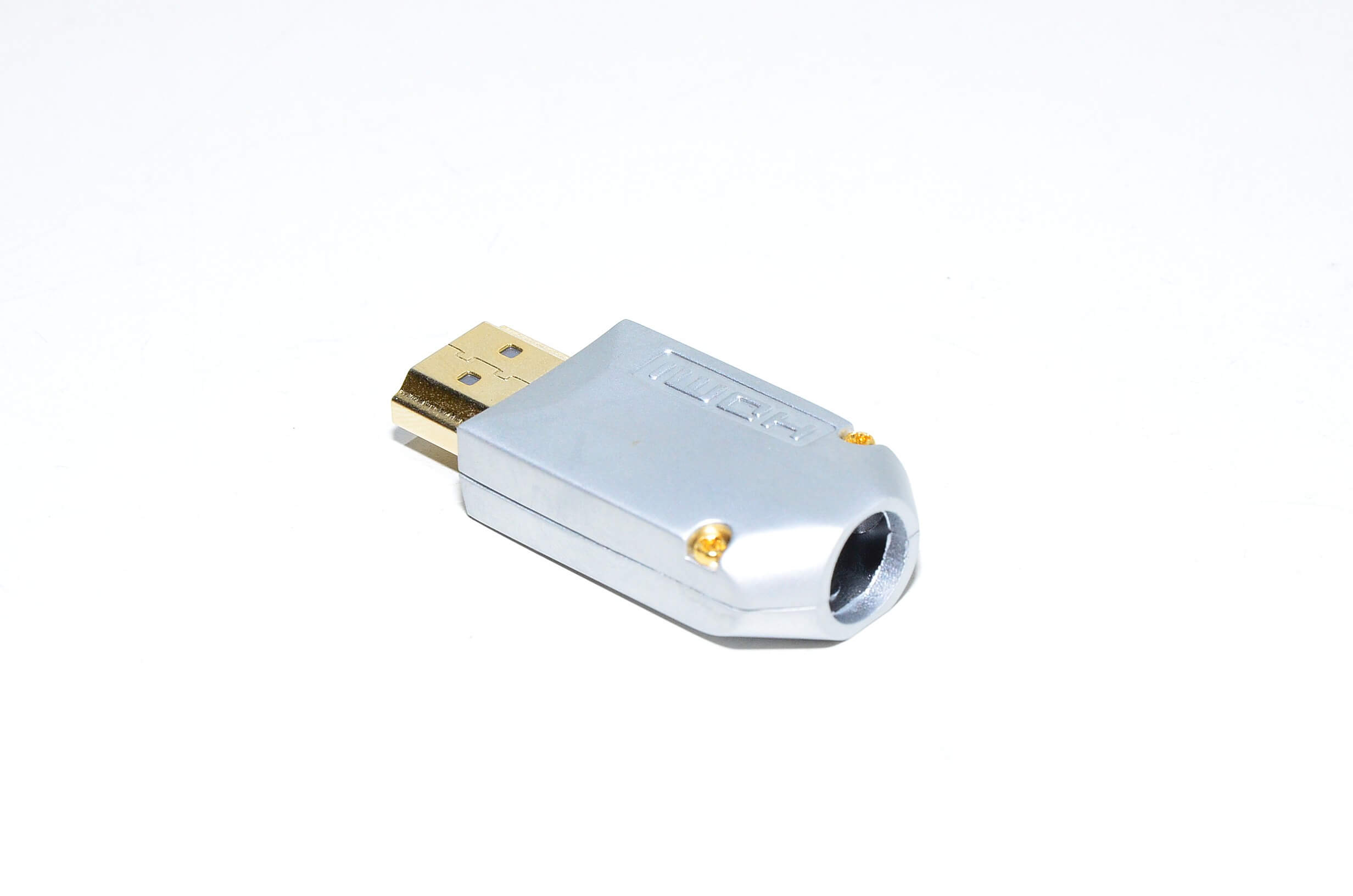 HDMI A male connector with metal chassi for 9mm cable, model 2 *new*