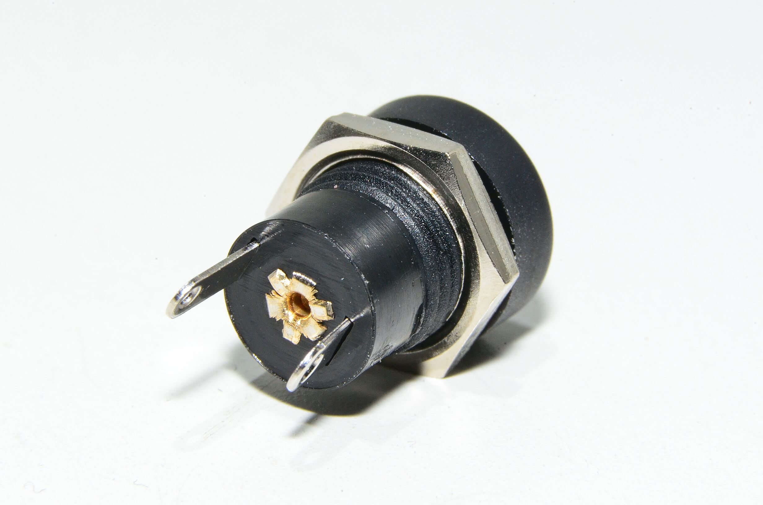 Multicomp MJ-14SR 5,5x2,1mm panel mounted DC socket (DC jack) with M8x0 ...