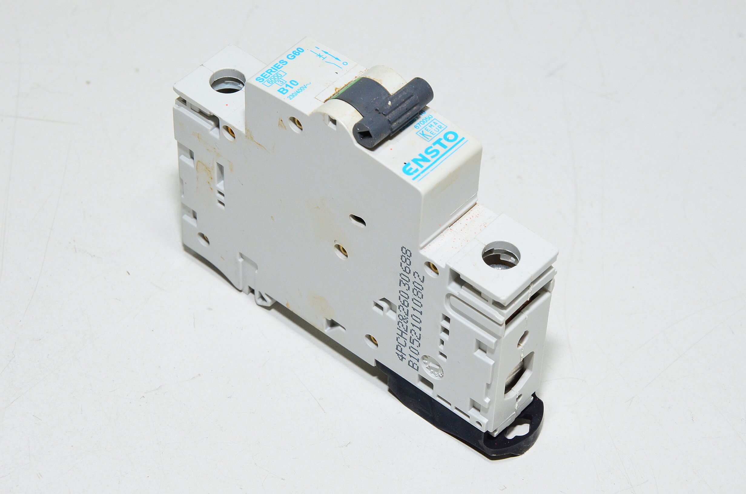 10A 1-phase B-type automatic fuse / circuit breaker Ensto G60 B10 ...