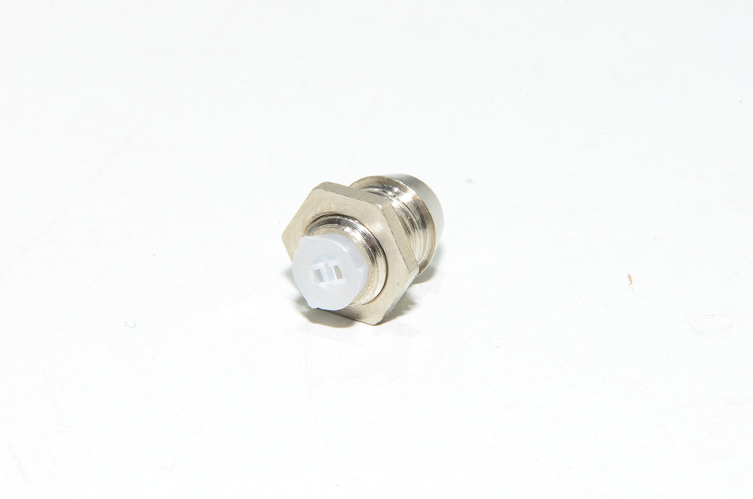 Conical metal LED bezel with M6x0,75 RH thread for 3mm LED *new*