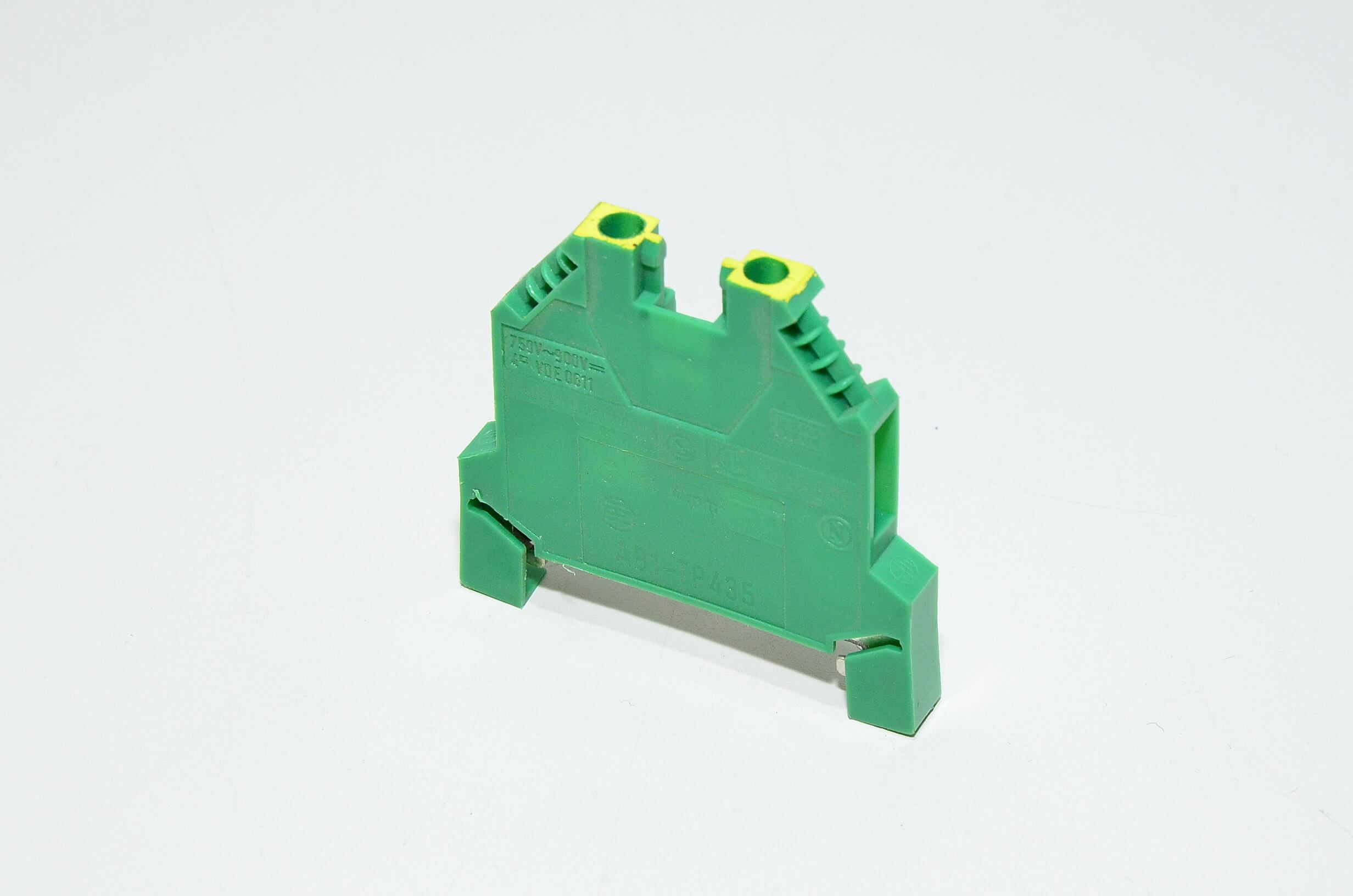 Telemecanique AB1-TP435 4mm² 800V yellow green grounding single-level ...