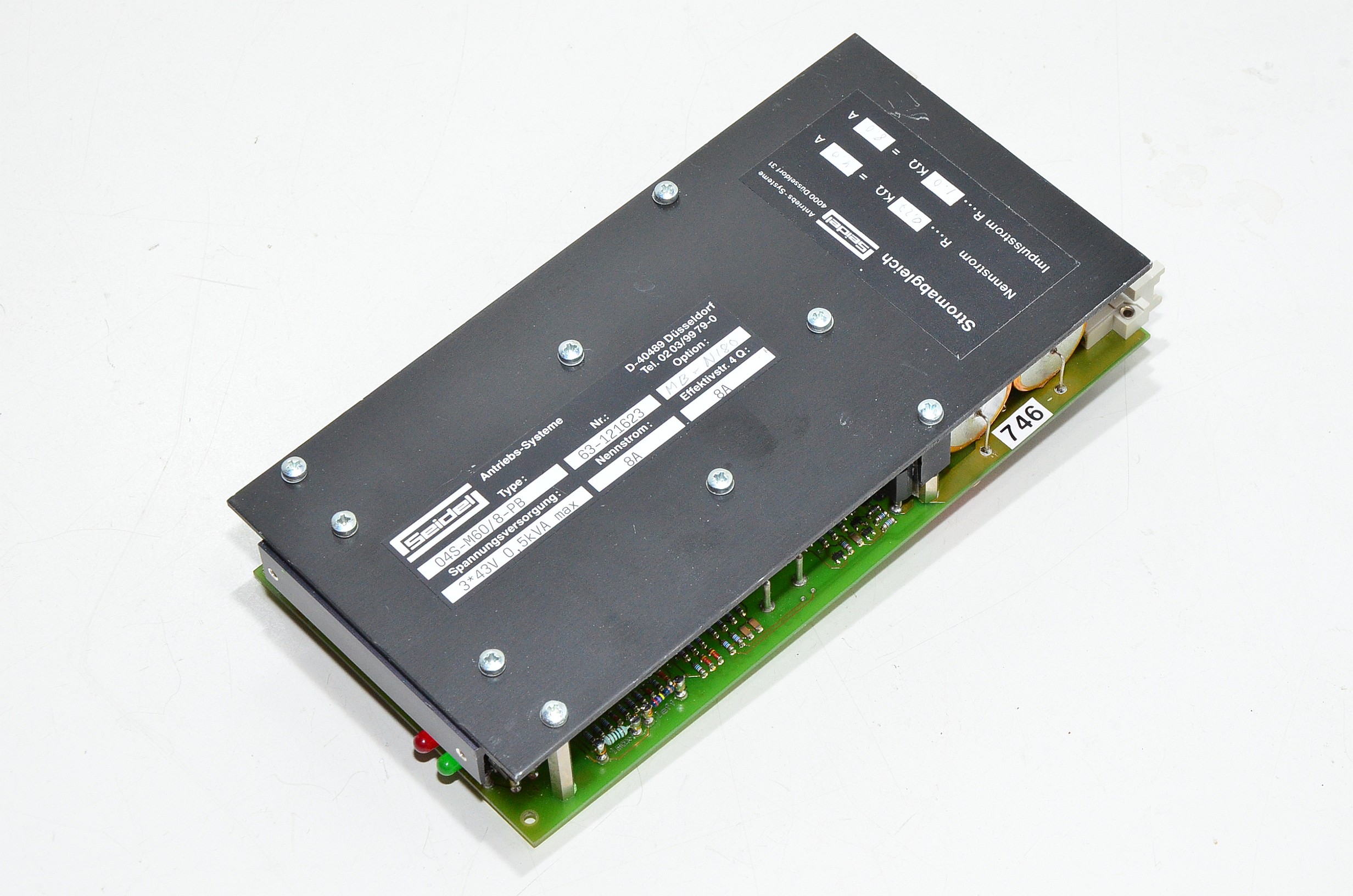 Seidel 04S-M60/8-PB transistor controller