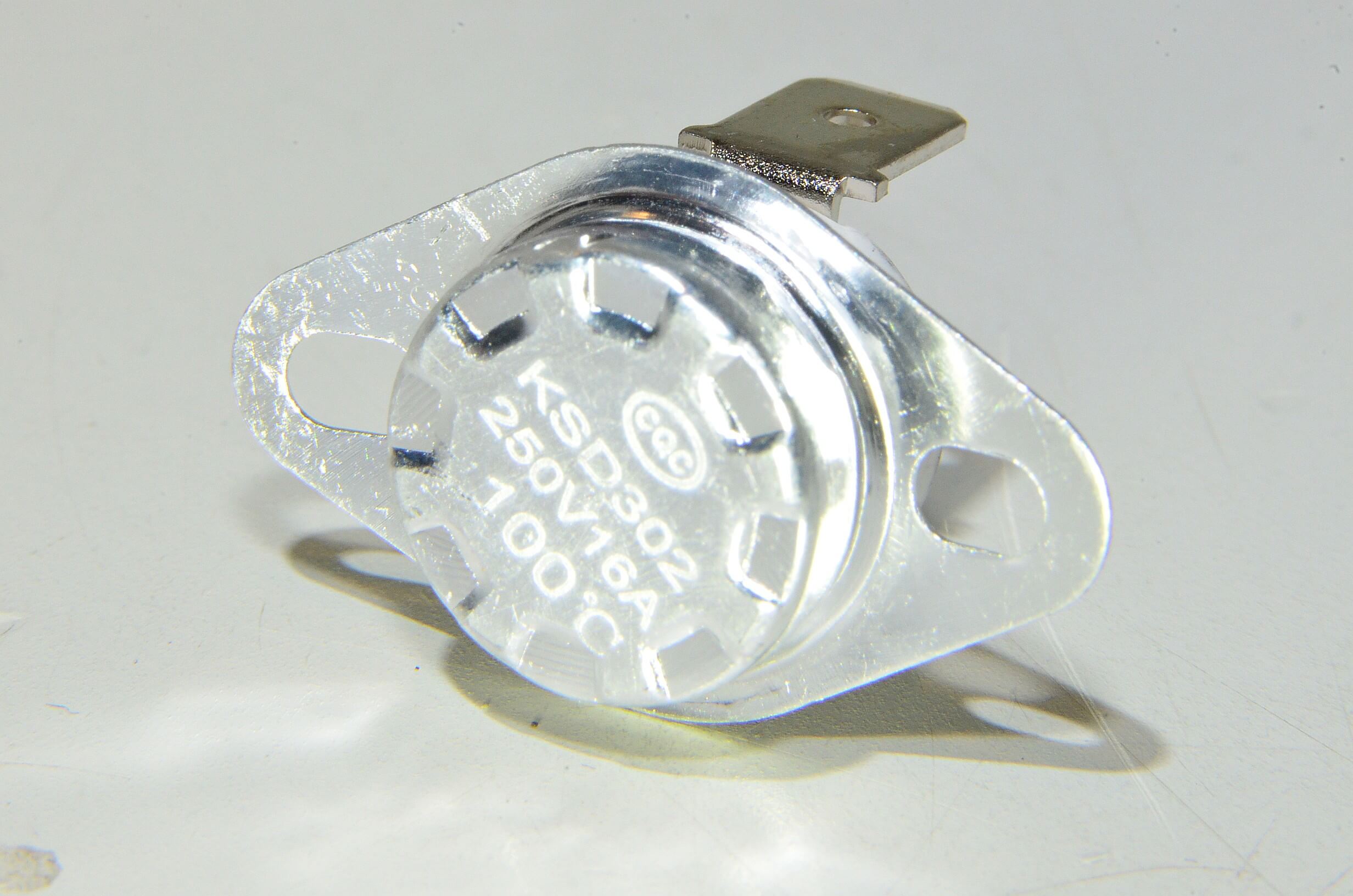 100°C KSD302 250V 16A NC ceramic bi-metallic mechanical thermostat *new*
