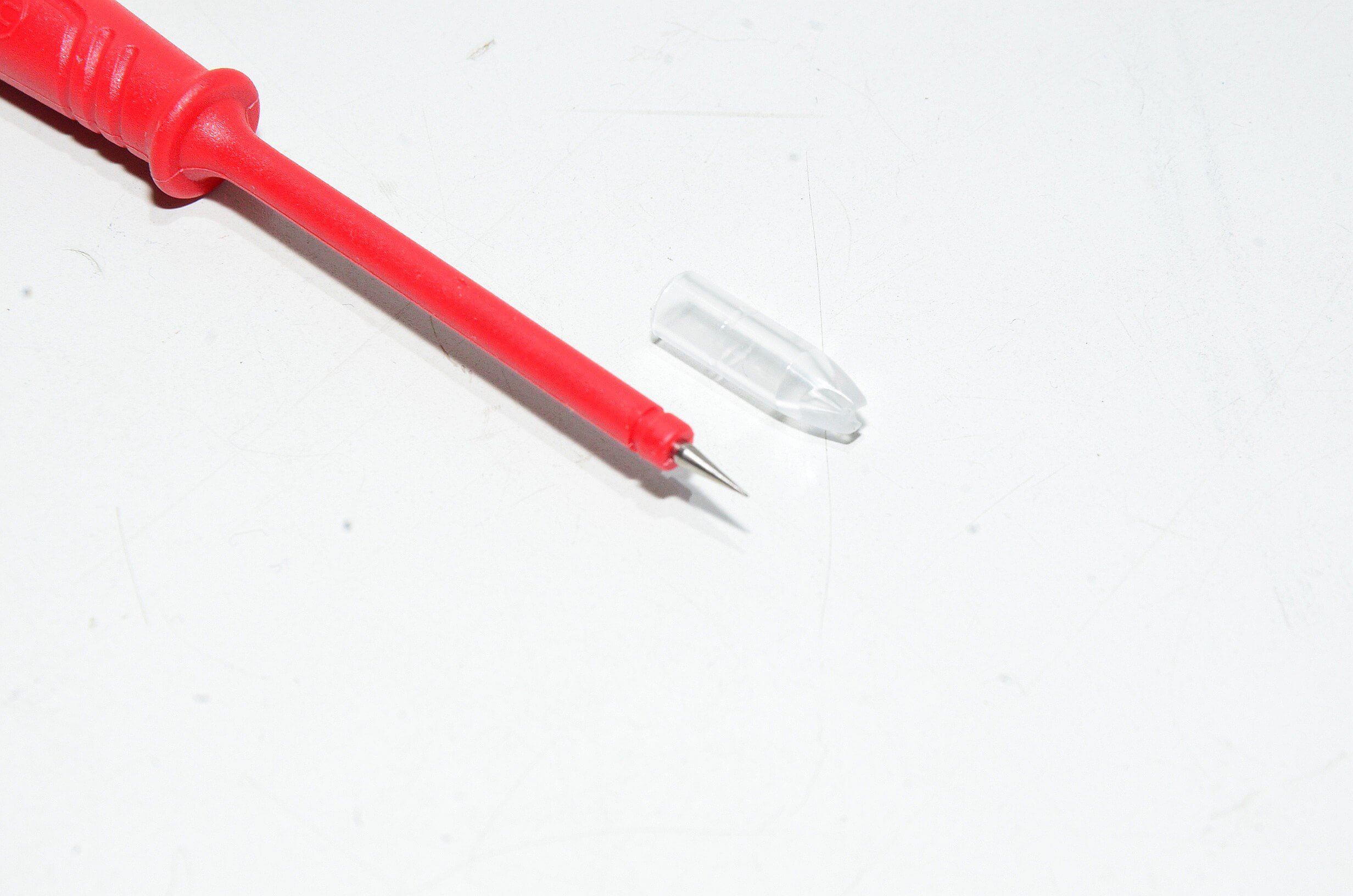 Hirschmann PRUEF 2 973 368-101 red compact test probe with 4mm banan ...