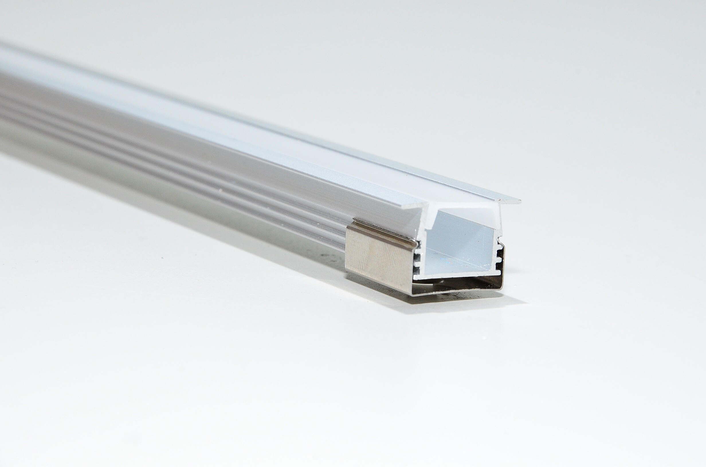SS2122 aluminum LED strip installation profile, flush mount, 2500mm *new*
