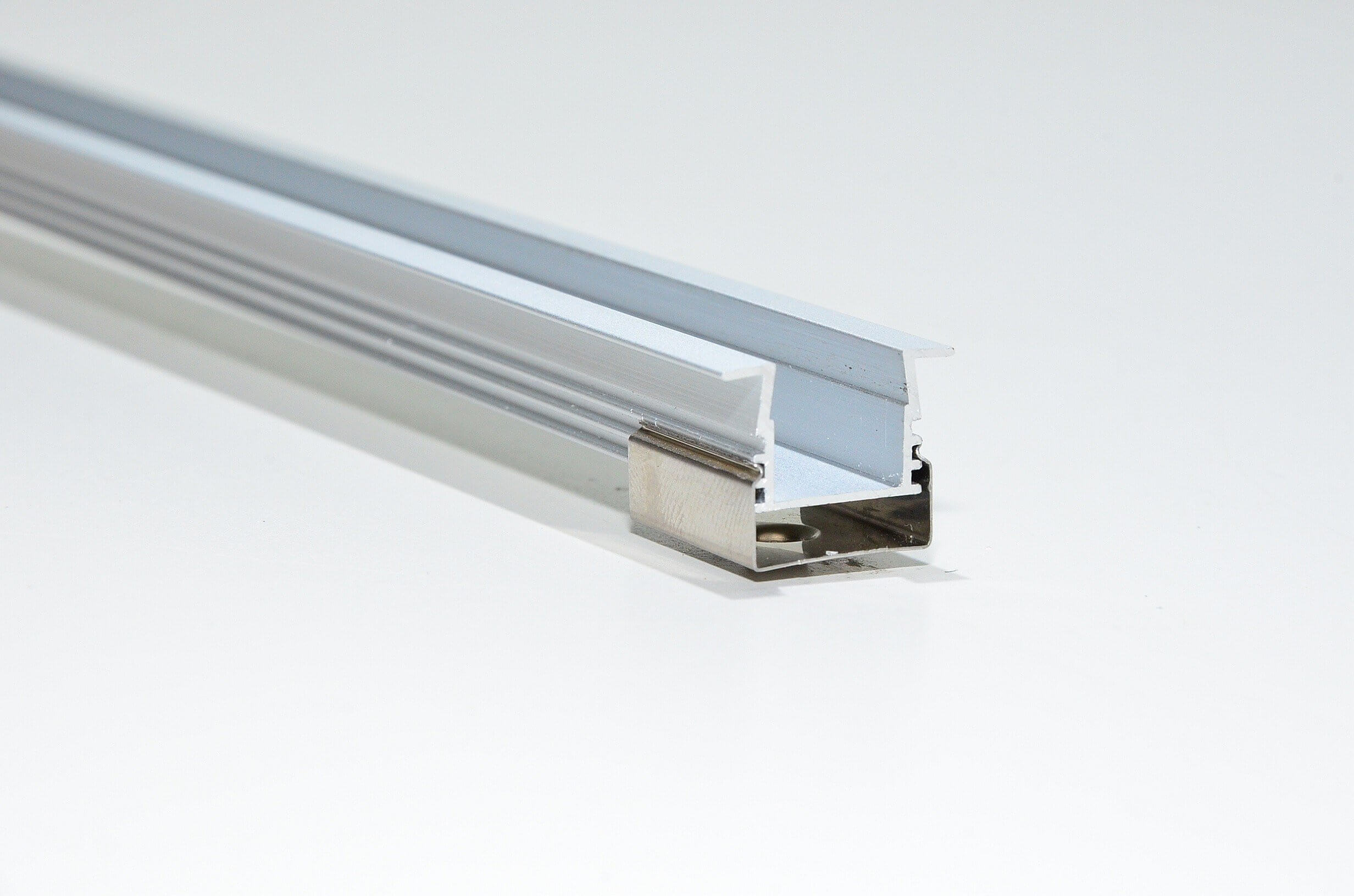 SS2122 aluminum LED strip installation profile, flush mount, 2500mm *new*