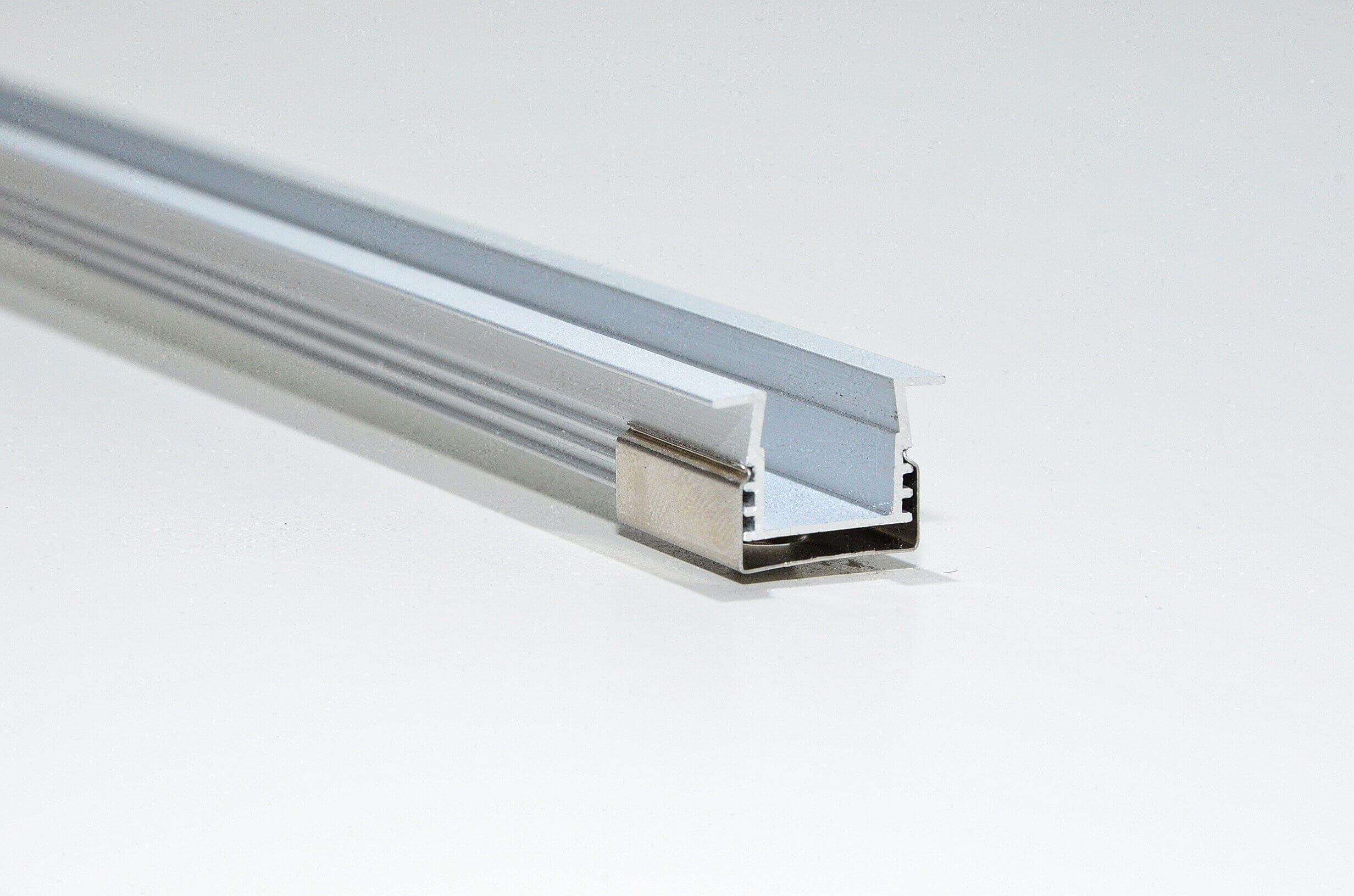 SS2122 aluminum LED strip installation profile, flush mount, 2500mm *new*
