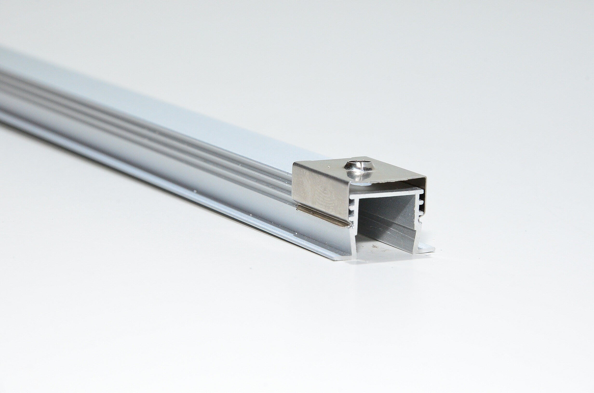 SS2122 aluminum LED strip installation profile, flush mount, 2500mm *new*