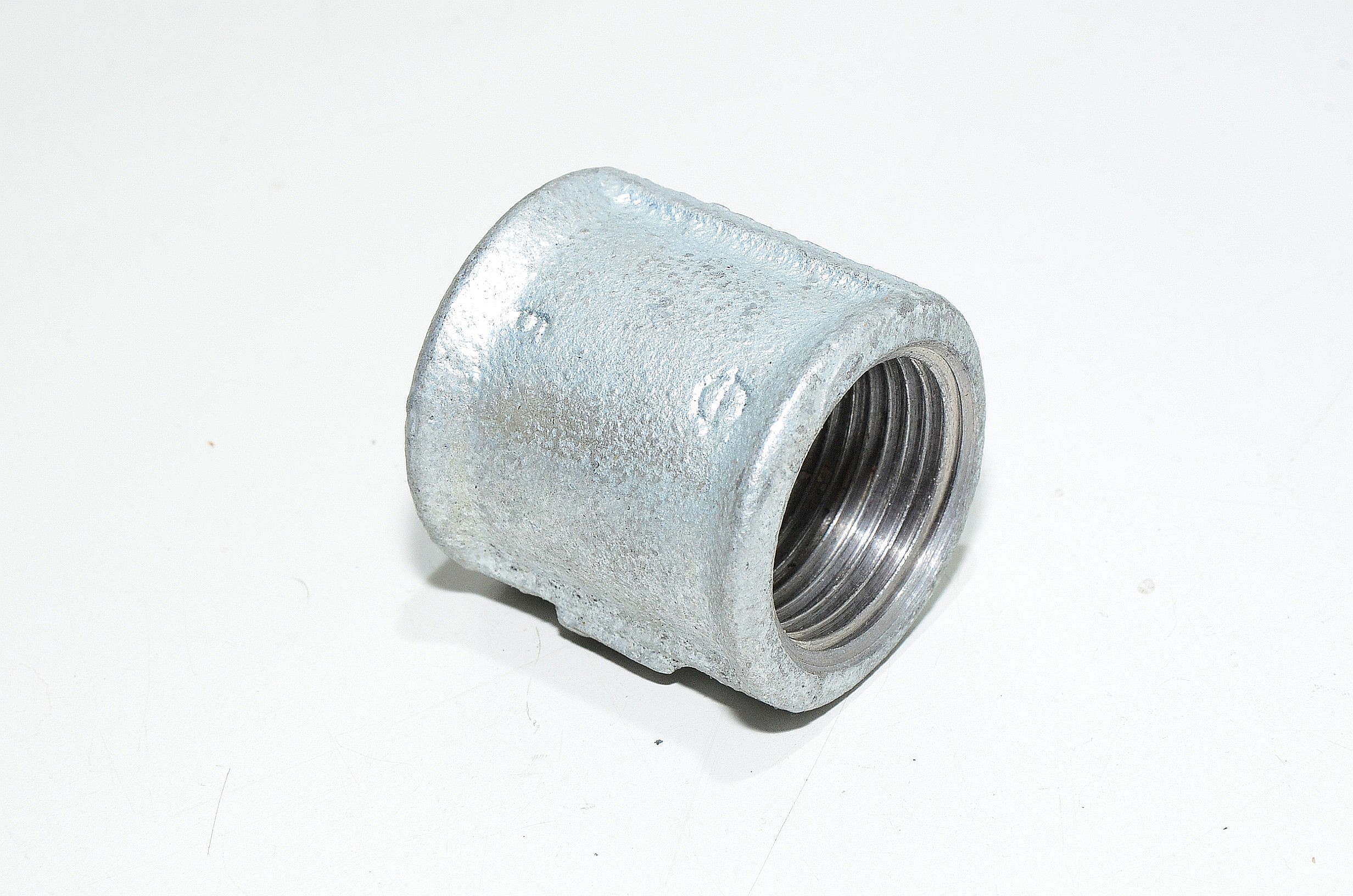 Pipe fitting cast iron straight with 1" female thread - 1" female ...