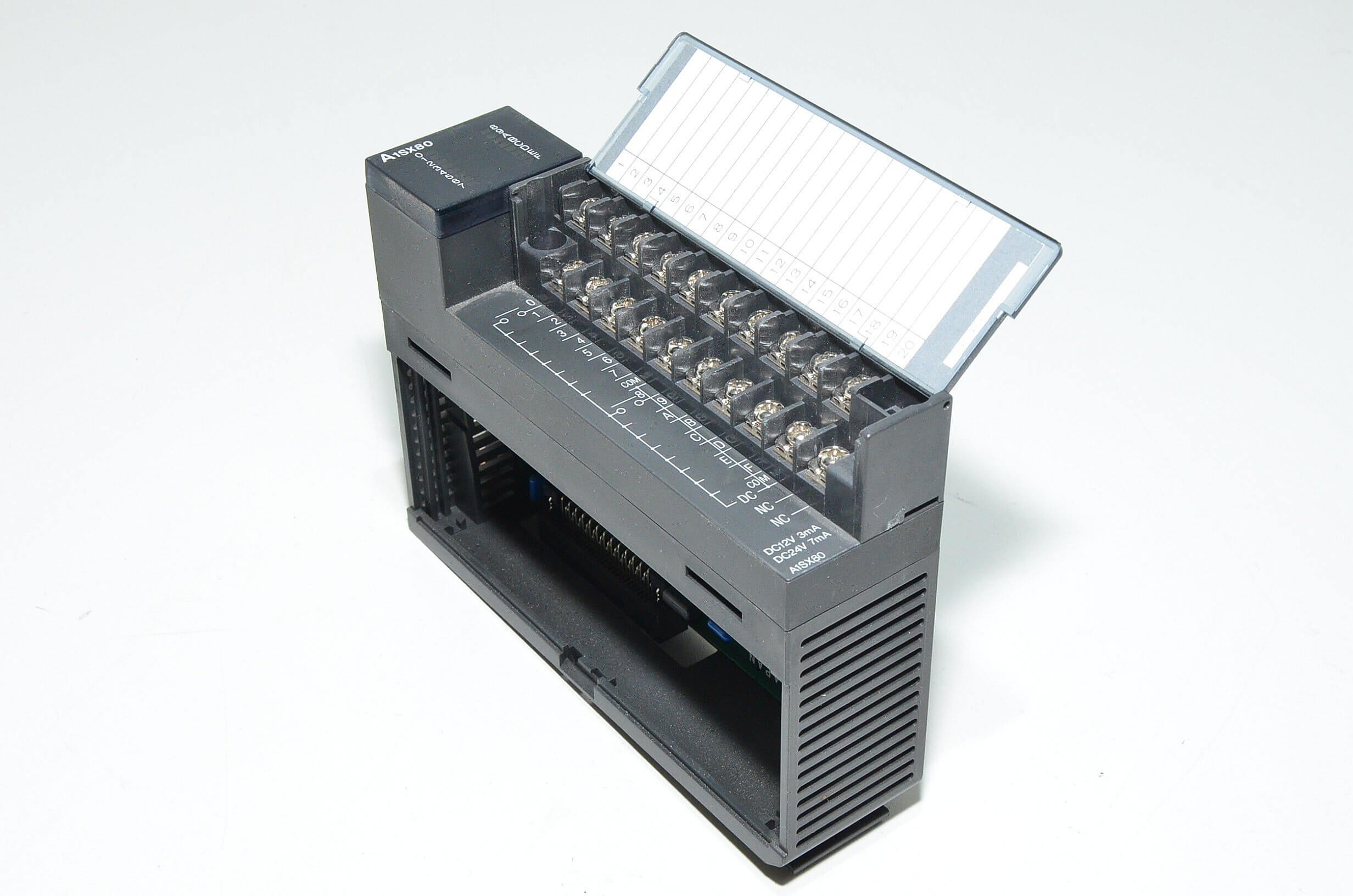 Mitsubishi Melsec A1SX80 A series 16x input unit 12/24VDC 3/7mA NPN/PNP