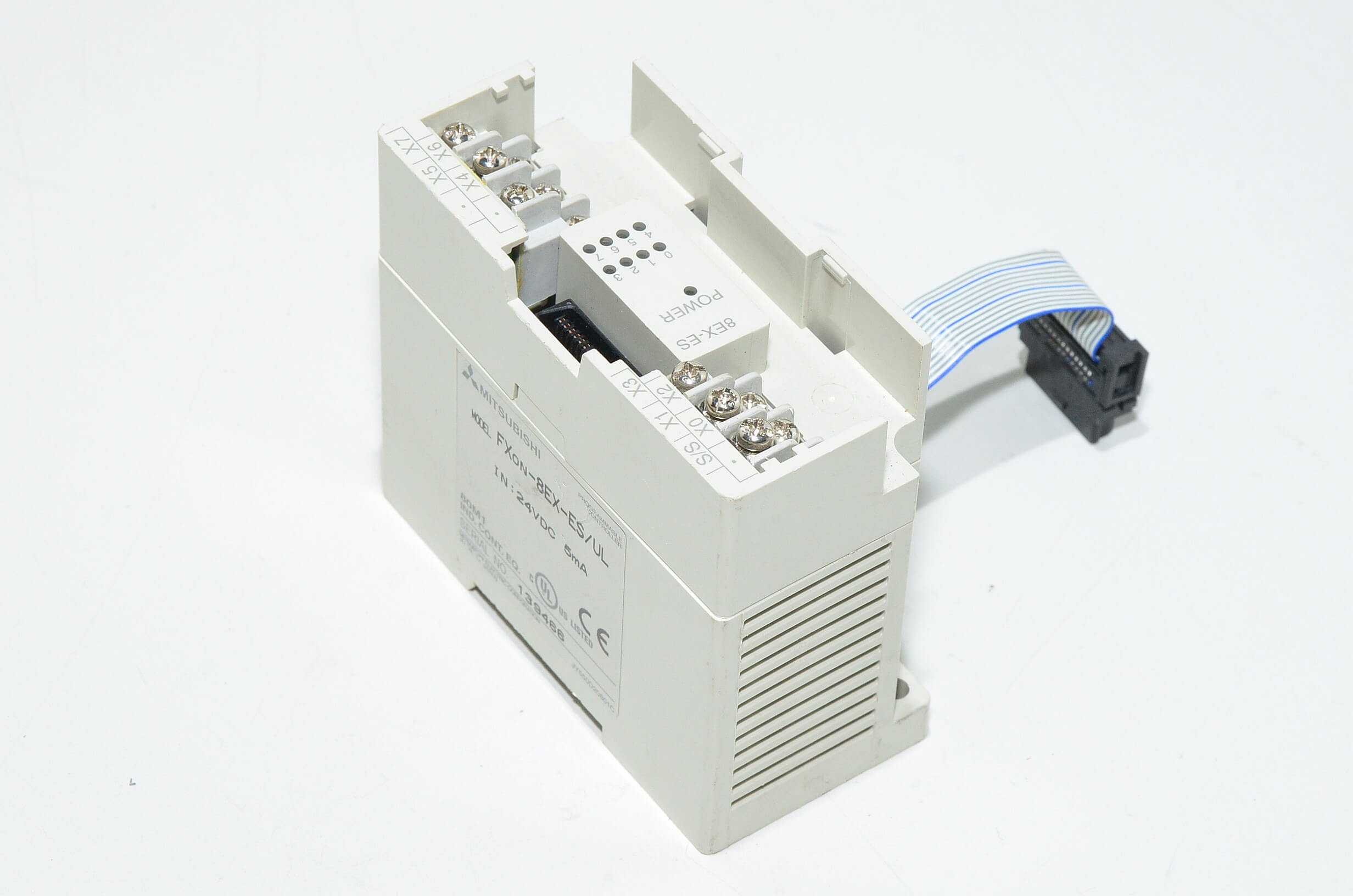 Mitsubishi Melsec FX0N-8EX-ES/UL modular extension unit with 8x ...