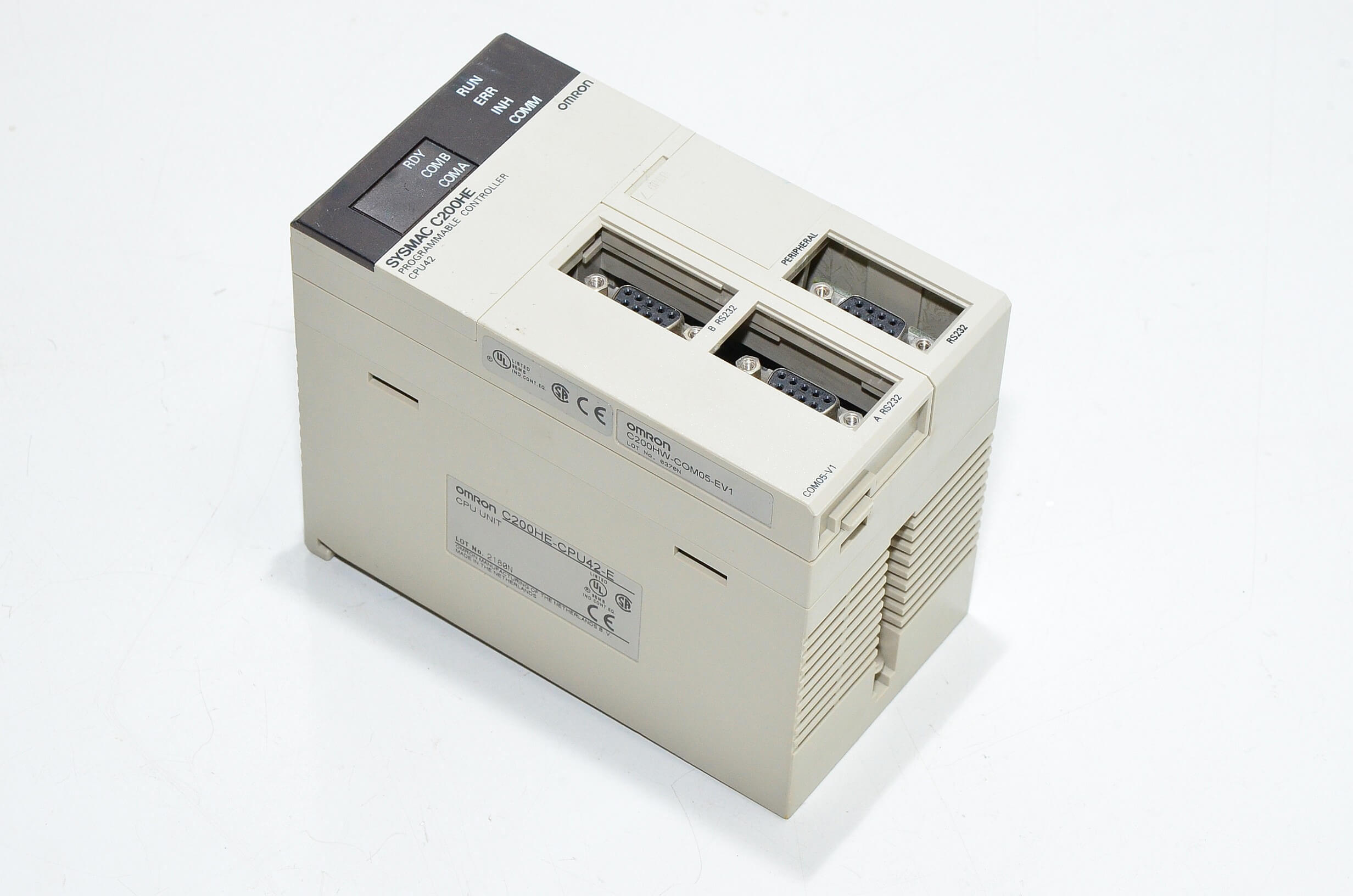 Omron Sysmac C200HE-CPU42-E programmable controller, CPU unit