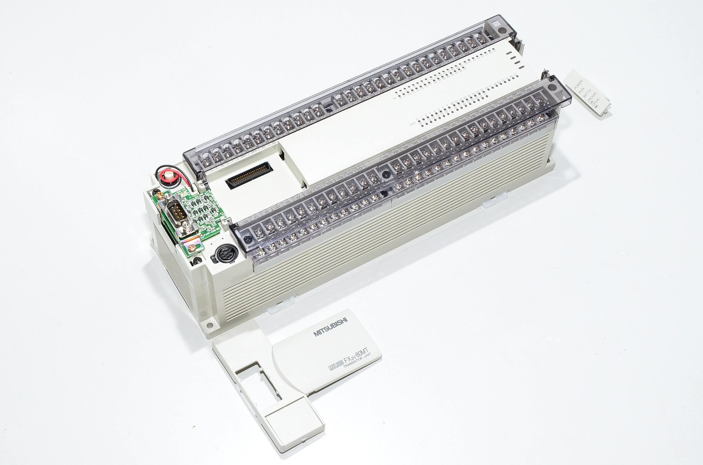 Mitsubishi Melsec FX2N-80MT-ESS/UL programmable controller, CPU unit with 40x sourcing ...