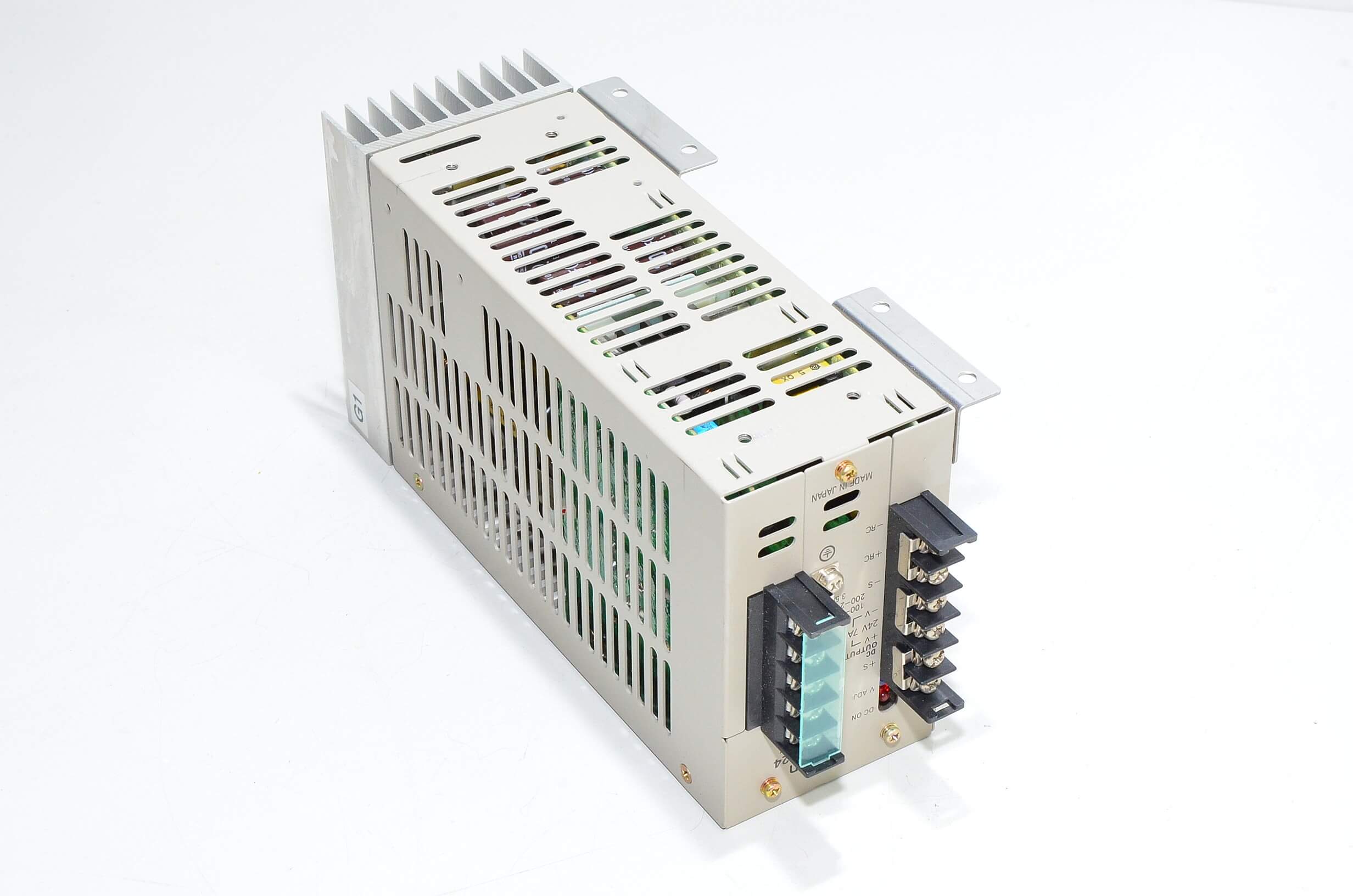 Omron S82F-1524 SMPS power supply unit, in 120VAC / 240VAC out 24VDC 7A ...