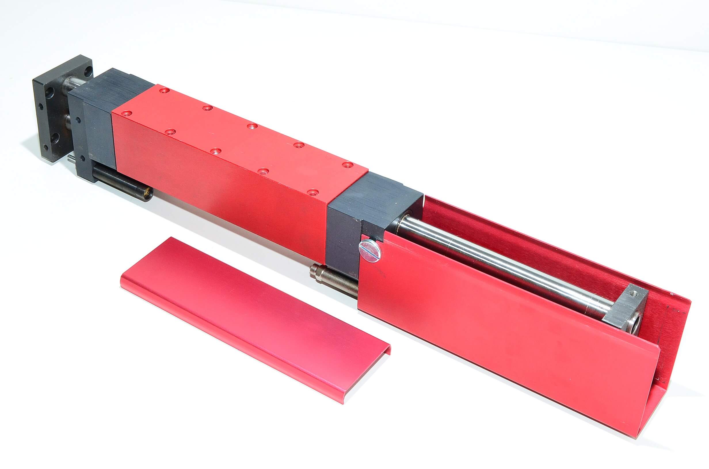 Afag LM32/200 11001558 linear module slide unit with 2x shock absorbers ...