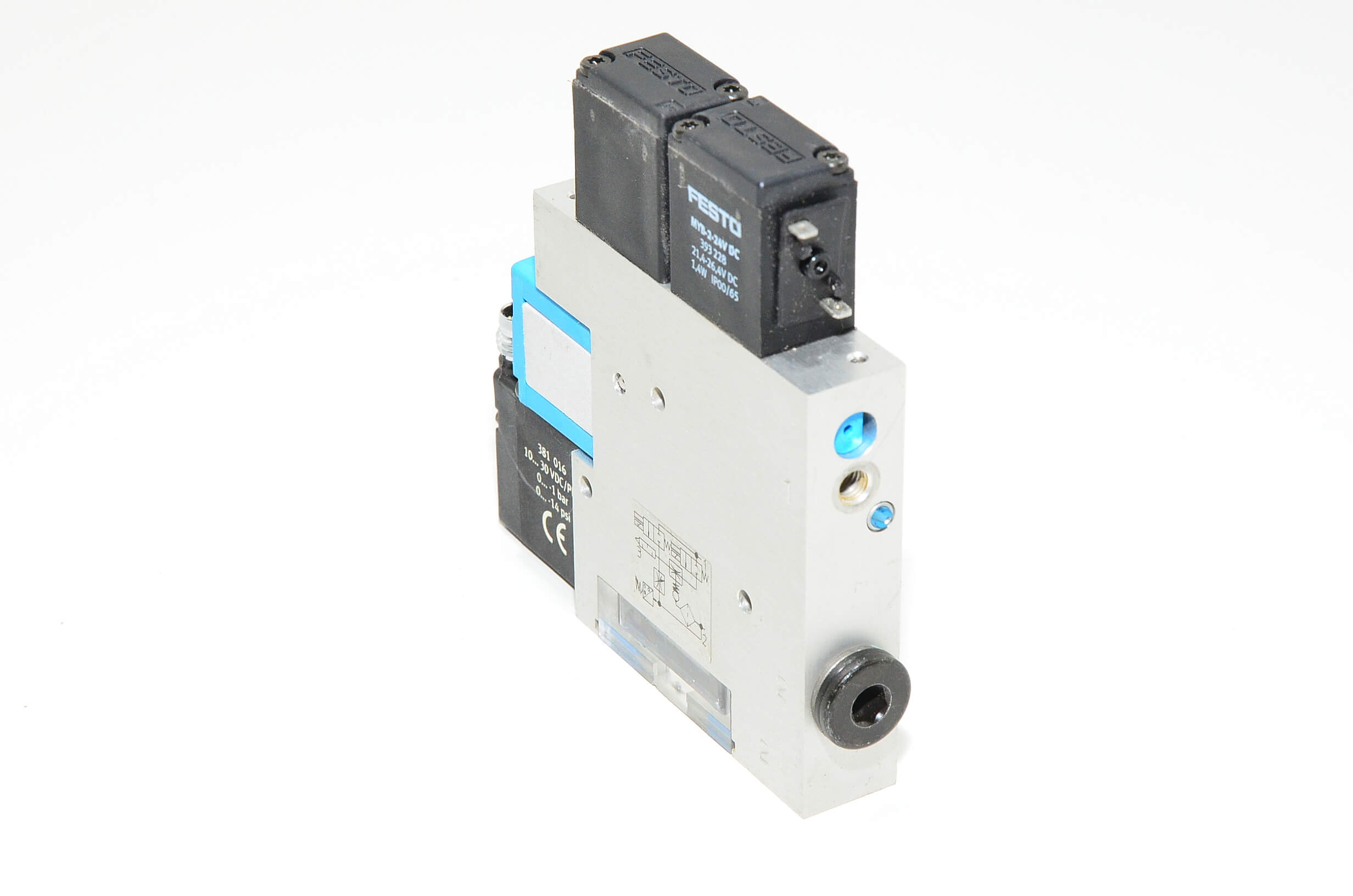 Festo VADMI-70-P vacuum generator with PNP ejector pulse and 2x NC ...