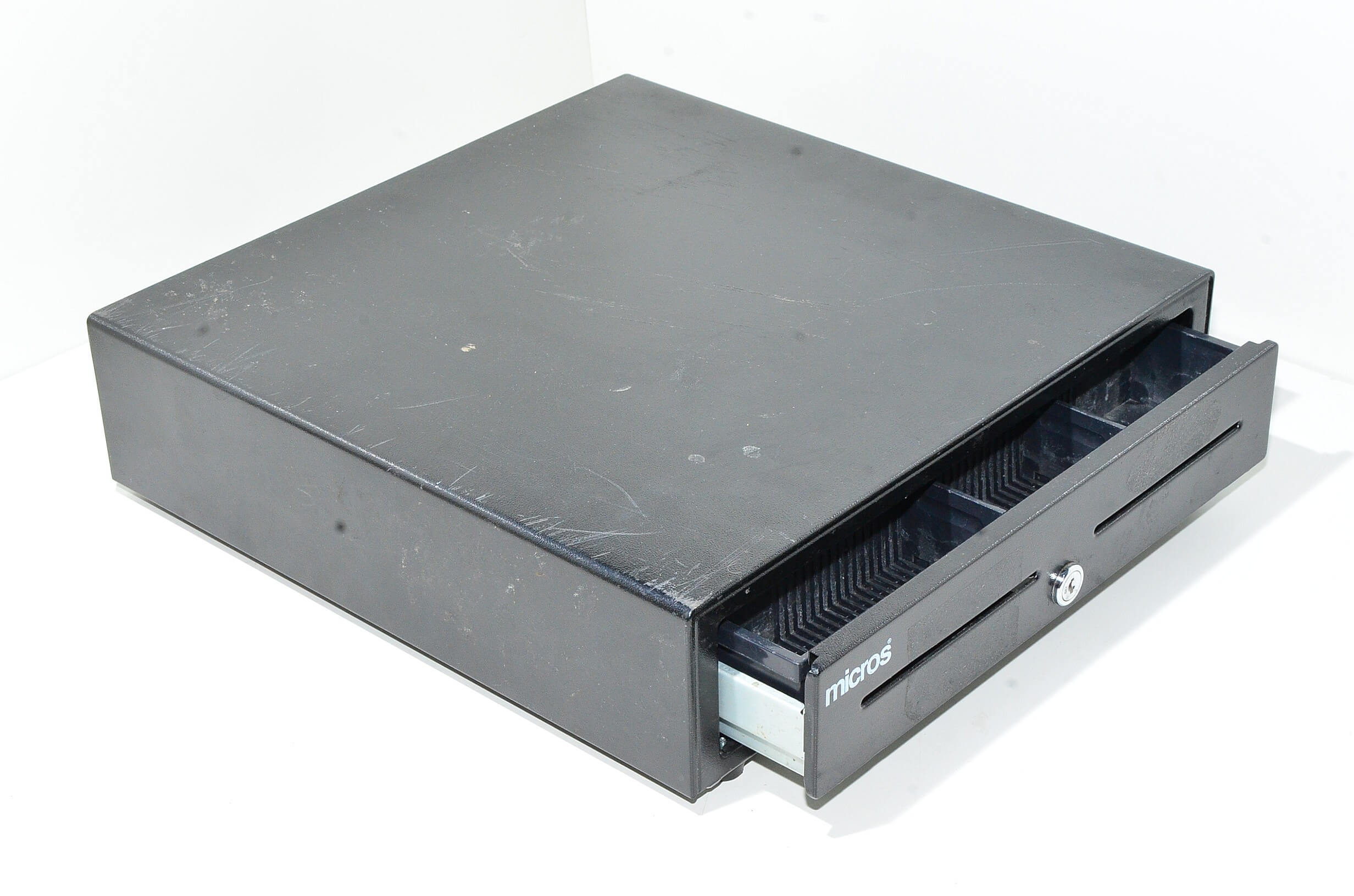 APG Cash Drawer VB030-6-BL1616-B5 black solenoid operated lockable cash ...