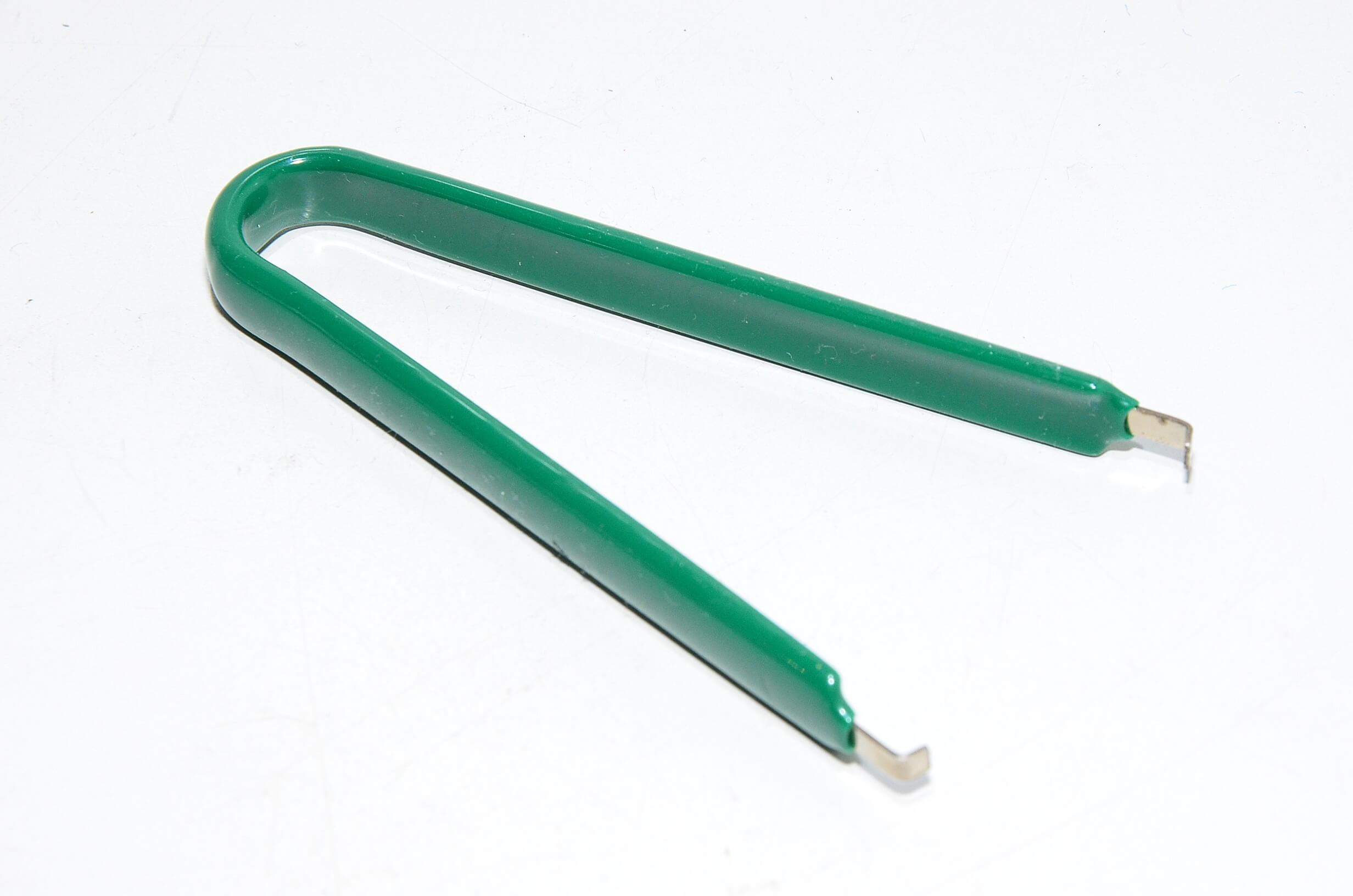 IC extraction tool, green plastic insulating grip *new*