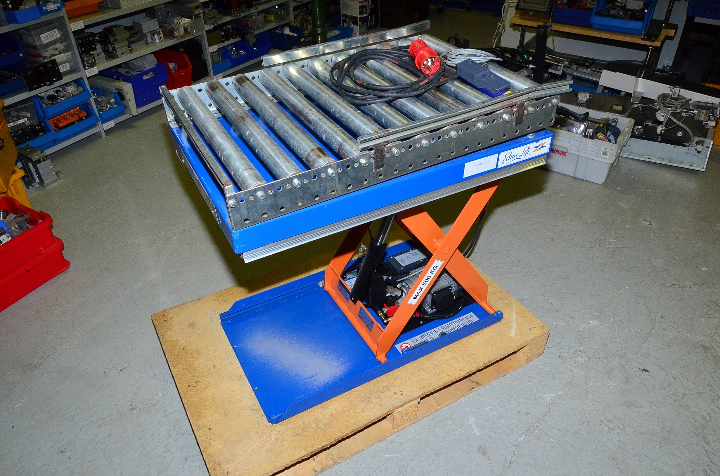 Edmolift TR-500 single scissor scissor lift table with 500mm ligt and ...