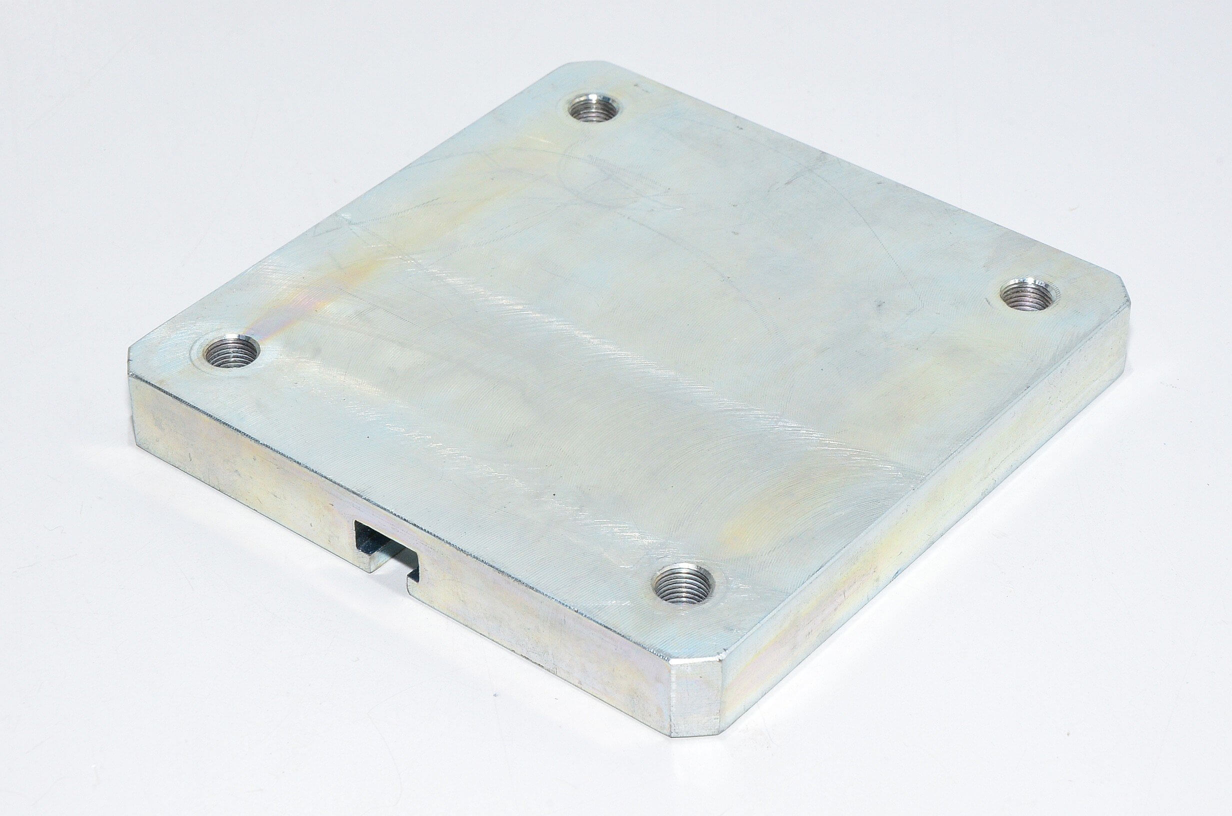 160x160x20mm steel jig table with T-slot and 4x 7mm mounting holes ...