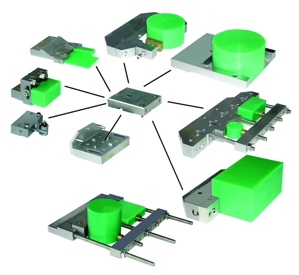 Hirschmann H4110M 3D-pallet for manual clamper units