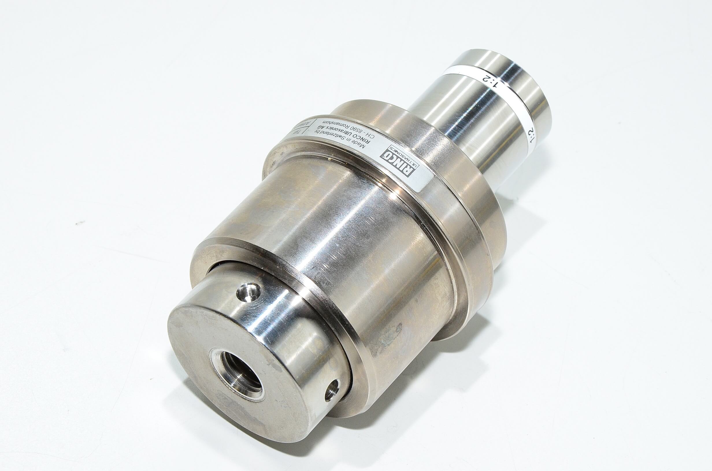 Rinco Ultrasonics 1:2 TI 1848 white titanium 20kHz booster amplifier ...