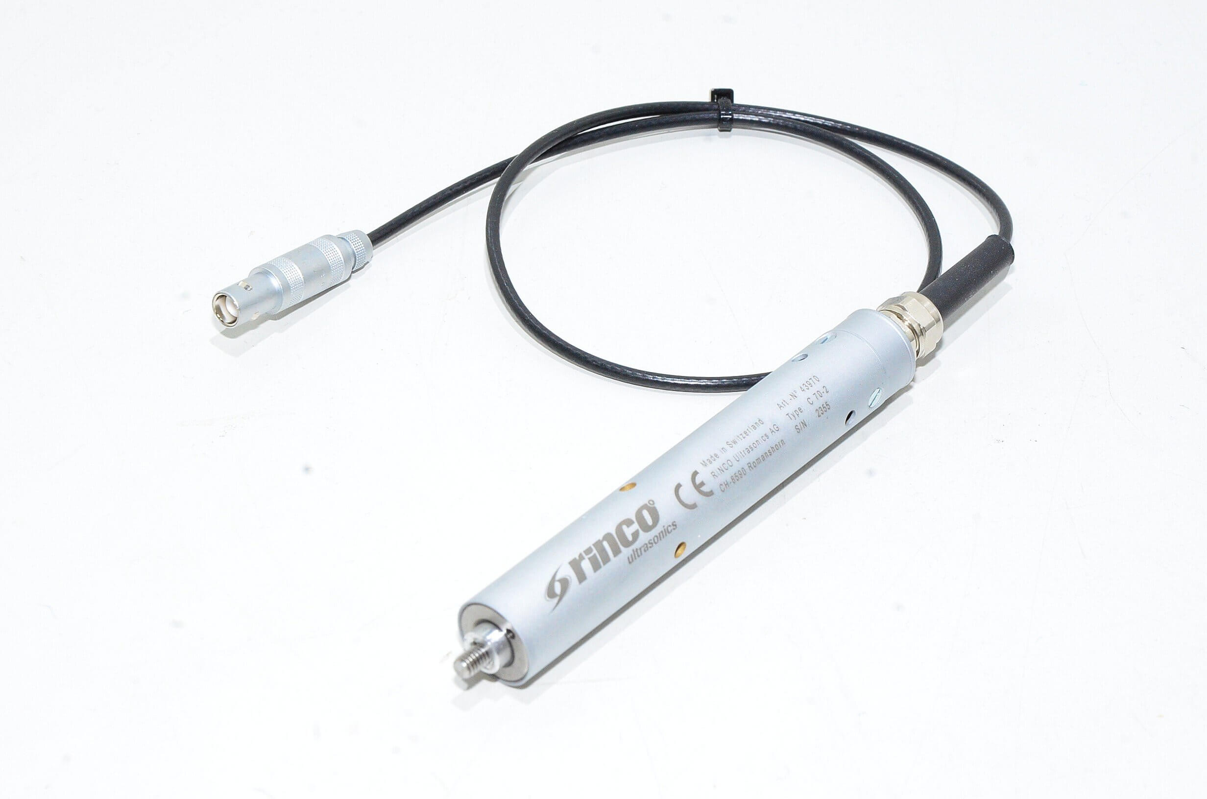 Rinco Ultrasonics C70-2 43970 70kHz piezoelectric transducer (converter ...