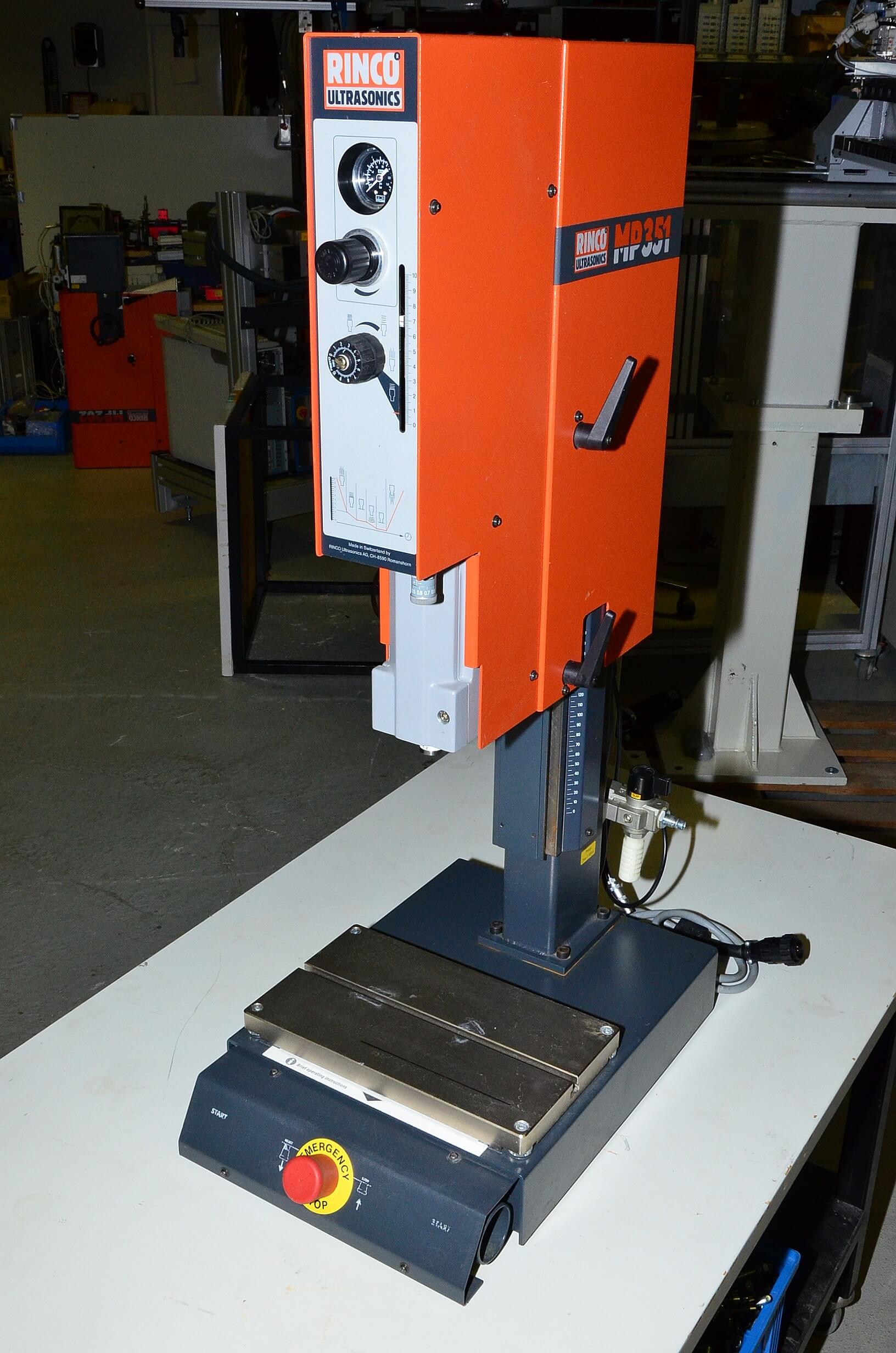 Rinco Ultrasonics MP 351 ultrasonic welding machine model 3