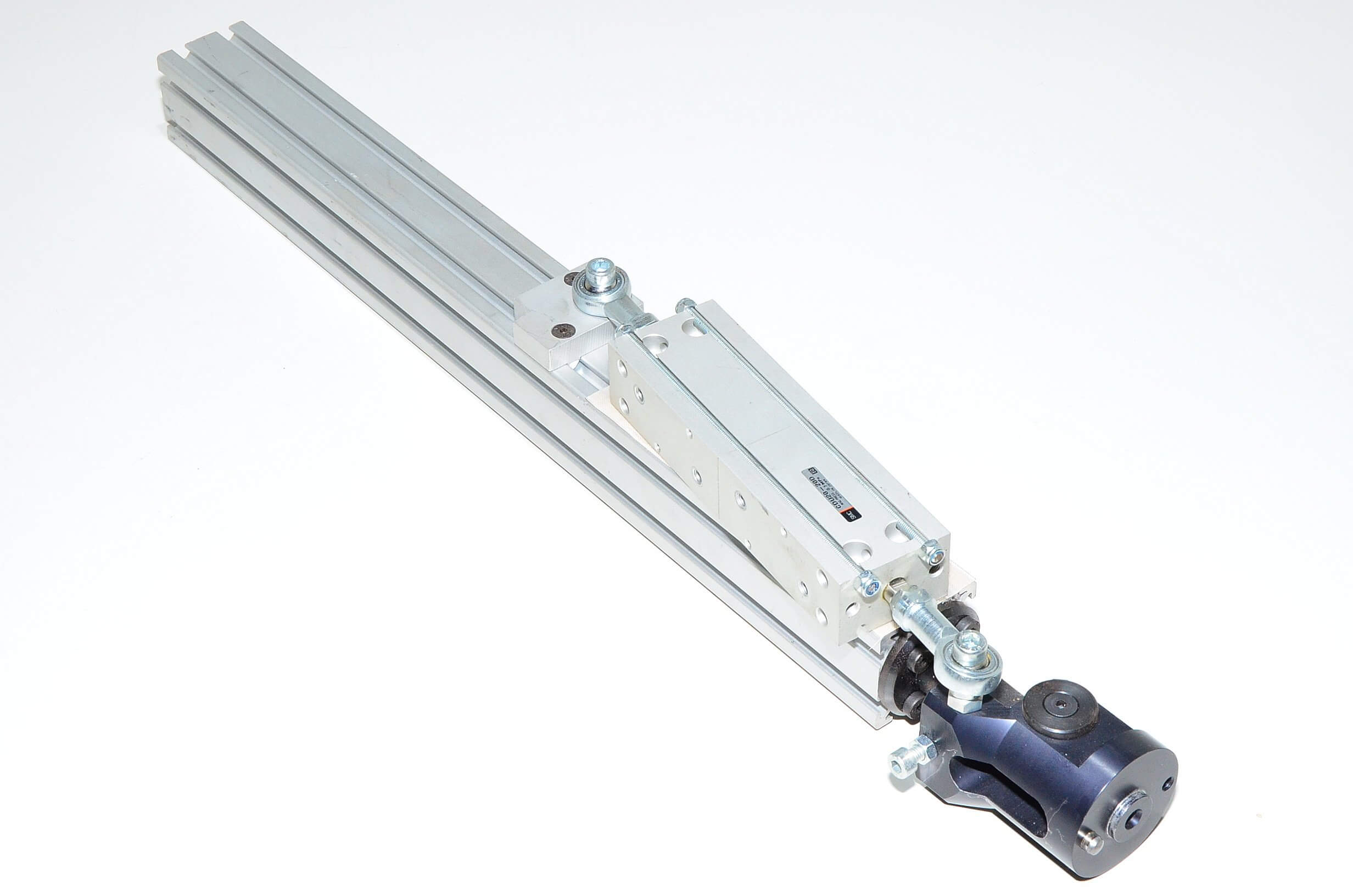 410mm teräs kääntömekanismi 45° ja 90° kääntämiseen jossa 2x SMC CDU20-20D