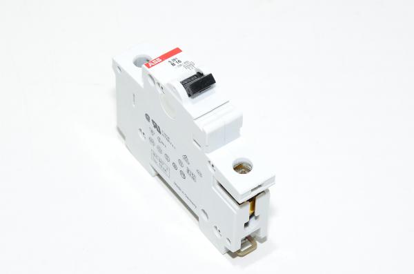 16A 1-vaihe B-tyypin automaattisulake / johdonsuojakatkaisija ABB S261 ...