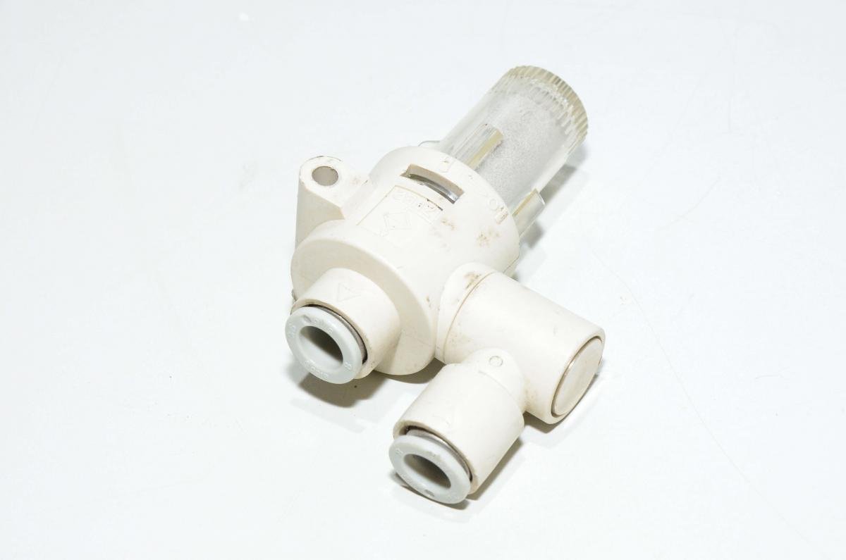 SMC ZFB200-08 swivel elbow air suction filter with white one touch ...