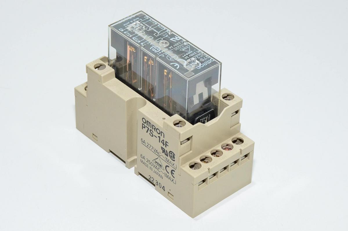 Omron G7S-4A2B safety relay with positive force-guided contacts 24VDC ...