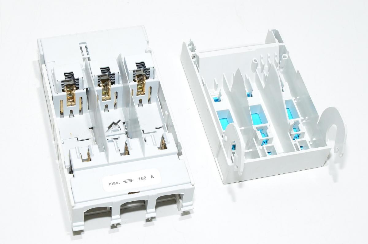 Wöhner LTS-00 Quadron CrossLinkBreaker 3-phase switch disconnector with ...