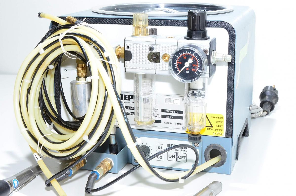 Deprag 1522-ES/0.15-1 vibratory bowl screwfeeder for small screws + 2x ...