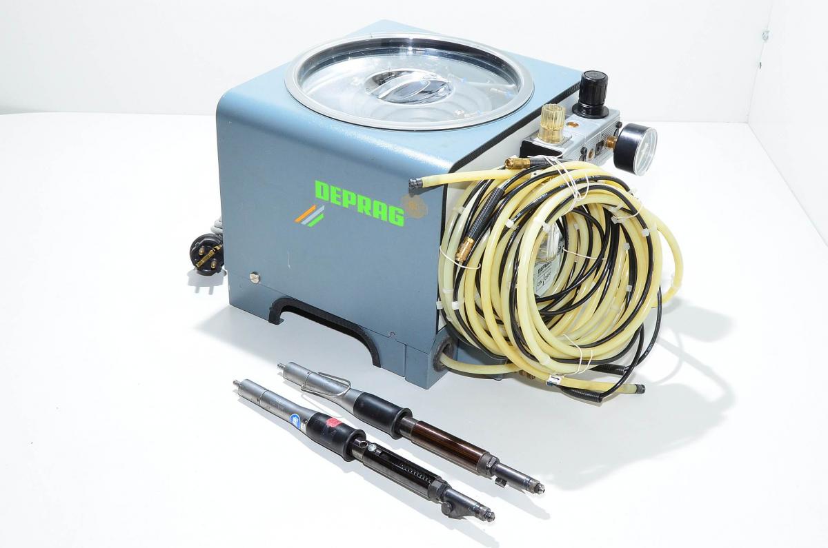 Deprag 1522-ES/0.15-1 vibratory bowl screwfeeder for small screws + 2x ...