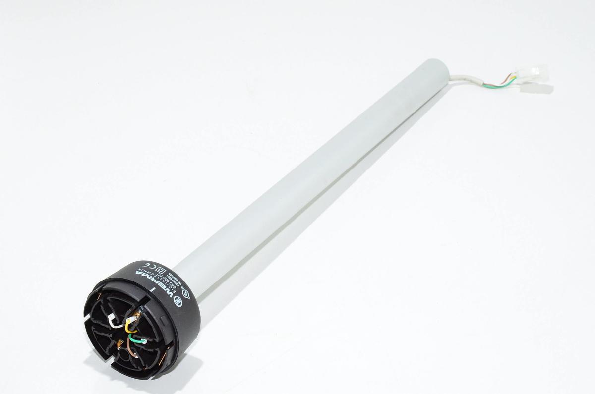 Werma signaltechnik Kombisign 70 module type 84008000 pole mount base on 370mm aluminium tube